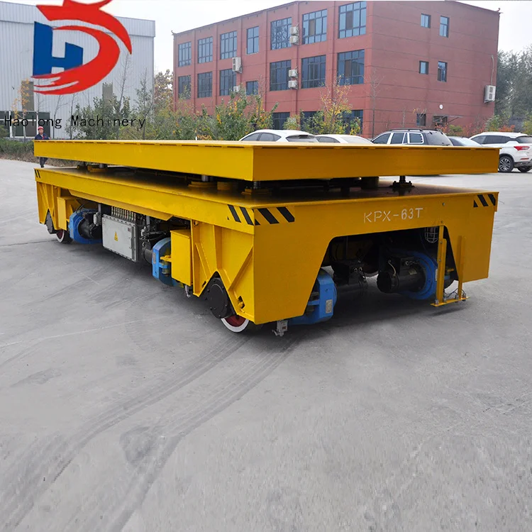 50 Ton Transfer Vehicle 50 Ton Trackless Electric Flat Car Explosion ...