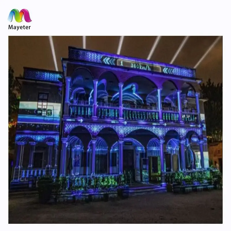 Large Outdoor Building 3d Mapping Projection Show Hologram 3d Video ...