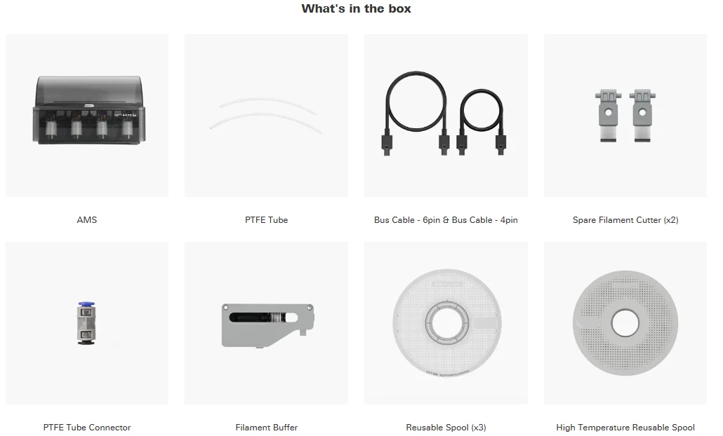 Bambu Lab Ams - Automatic Material System For X1 Series And P1 Series ...