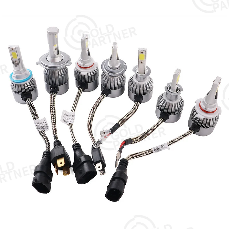 Cheap Price 12V White C6 Led Headlight Bulb 36W 3800lm