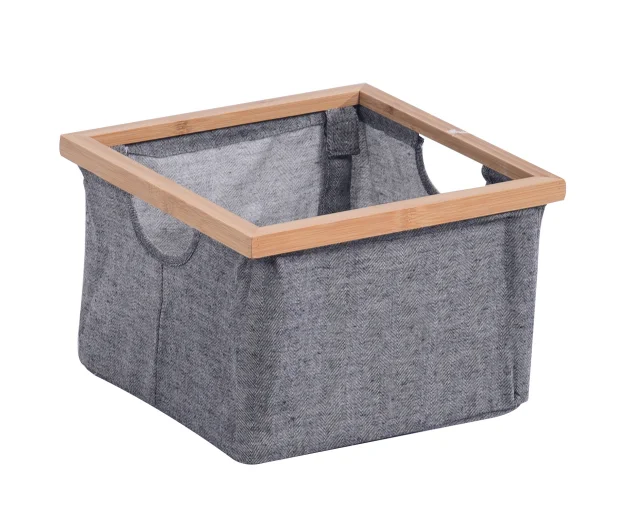 "bamboo Grey Color Laundry Baskets Collapsible Laundry Hamper Water ...