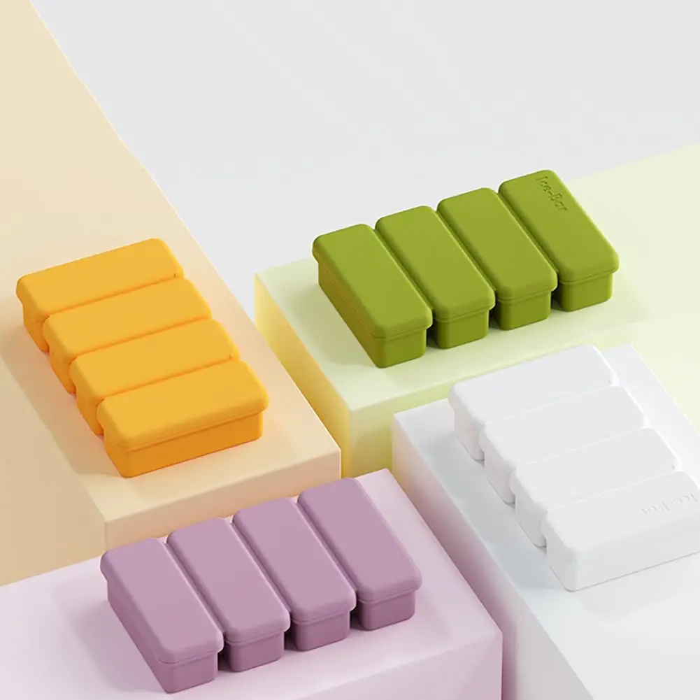 Summer Cool Ice Block Easy Demoulding For Silicone Food Freezer Tray ...