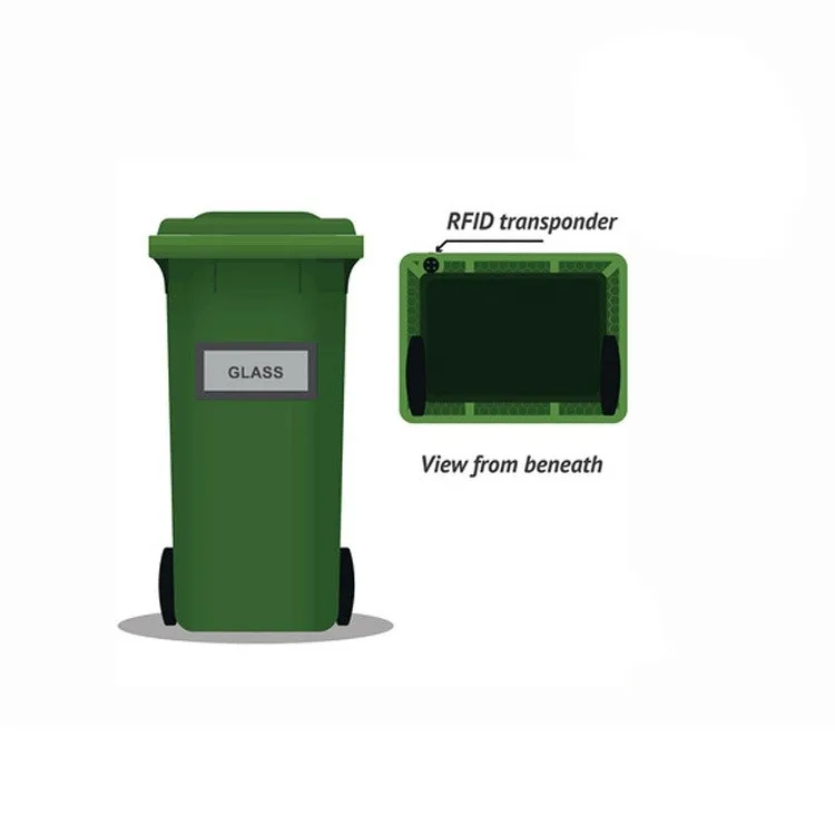 Long Range 860-960MHZ RFID Waste Bin Tags for Efficient Management