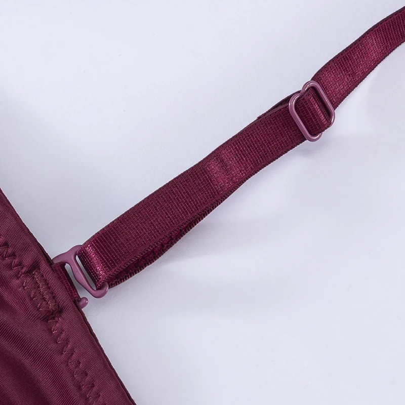 Oem/odm Supplier Luxury Satin Long Line Bra Center Front V Lace Bra ...