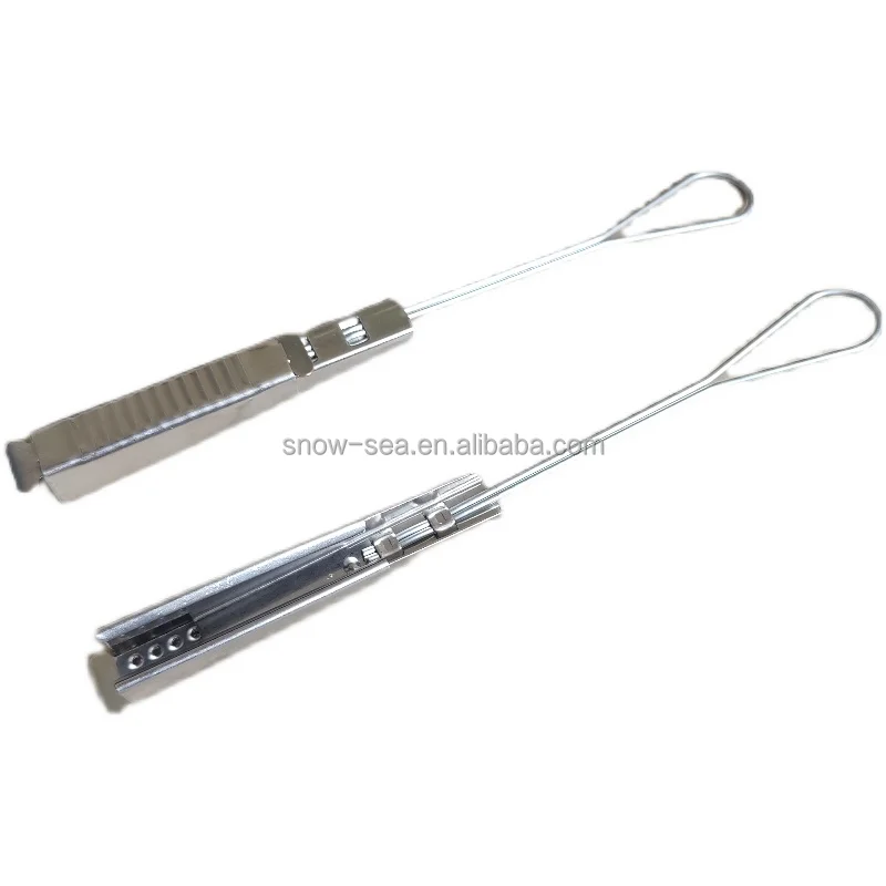 Stainless Steel FTTH Clamps for Secure Fiber Optic Cables