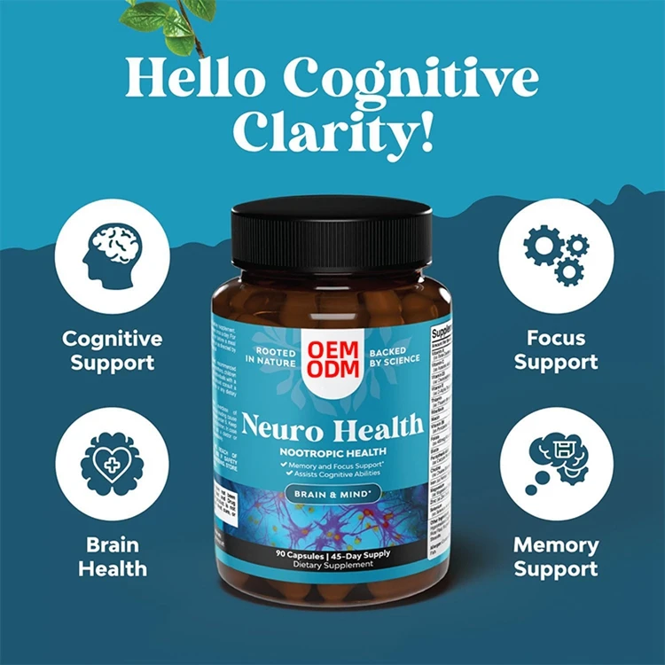 Advanced Nootropics Brain Supplement Synergetic Mental Energy And Focus ...