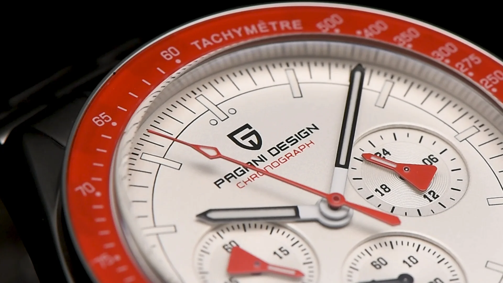 Pagani Design New 1701 Red Men's Quartz Watches Sapphire Luxury ...