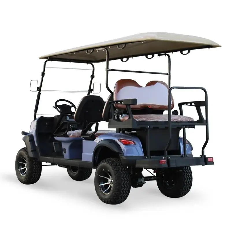 6-seater Golf Cart 48v 5kw Ac Motor Shuttle Electric Golf Cart - Buy ...