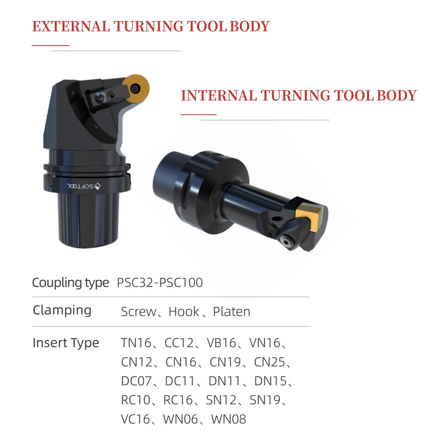 PSC Turning Tool Holder Quick Change Modular Tooling System CNC Machine ...