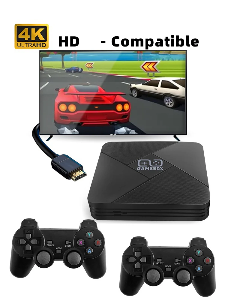 G5 Retro Tv Game Console With 30000+ Games & Wireless Controller