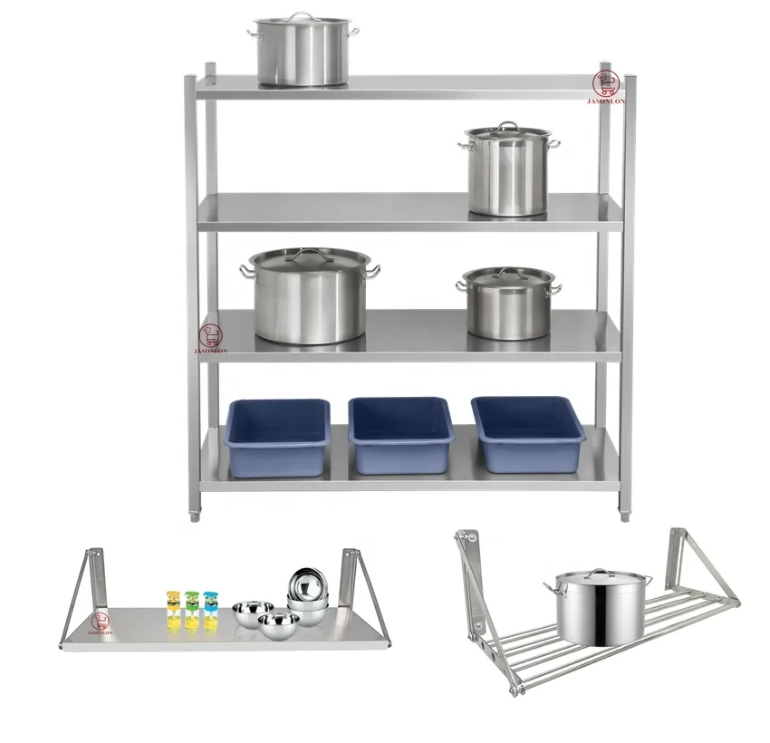 Commercial Kitchen equipment Stainless Steel Racks Metal Shelf kitchen ...