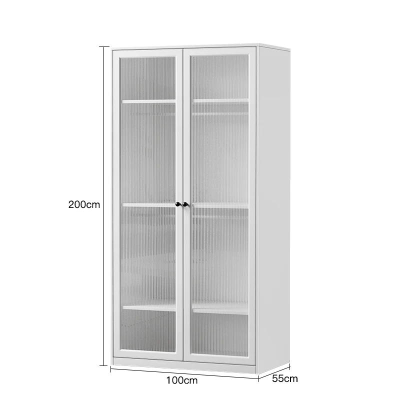 Modern Metal Wardrobe Steel Locker Cabinet for Bedroom Hotel Living ...