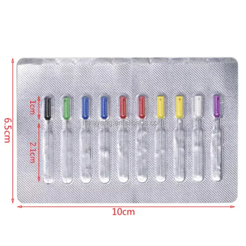 Dental Barbed Broaches #1-6 25mm Assorted With Handle Endodontic File A ...