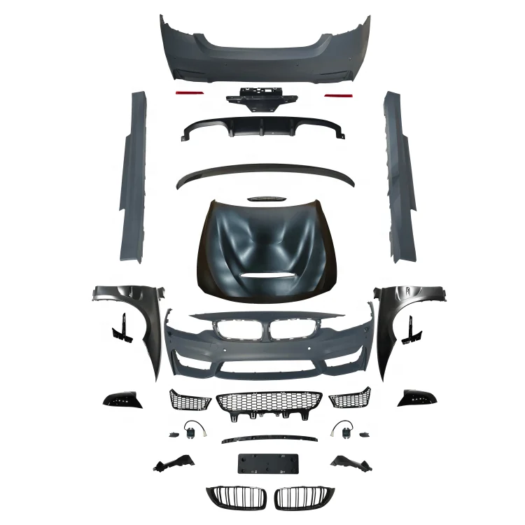 f32 M4 FULL BODY KIT hood fender FRONT REAR BUMPER SIDE SKIRTS for BMW ...