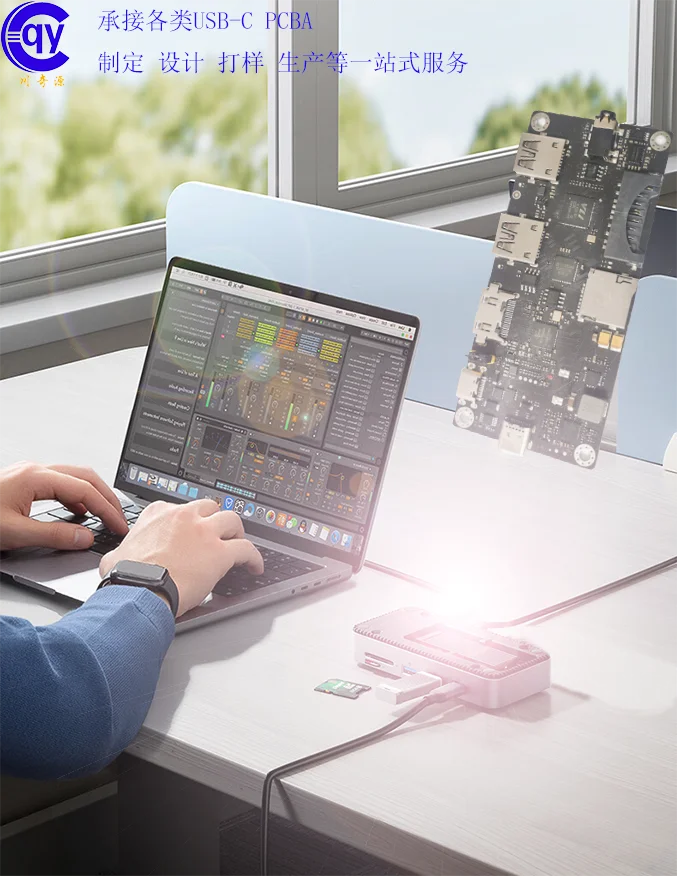 Latest Explosive Usb Four And Lightning Three Hub Docking Pcba Oem Odm ...