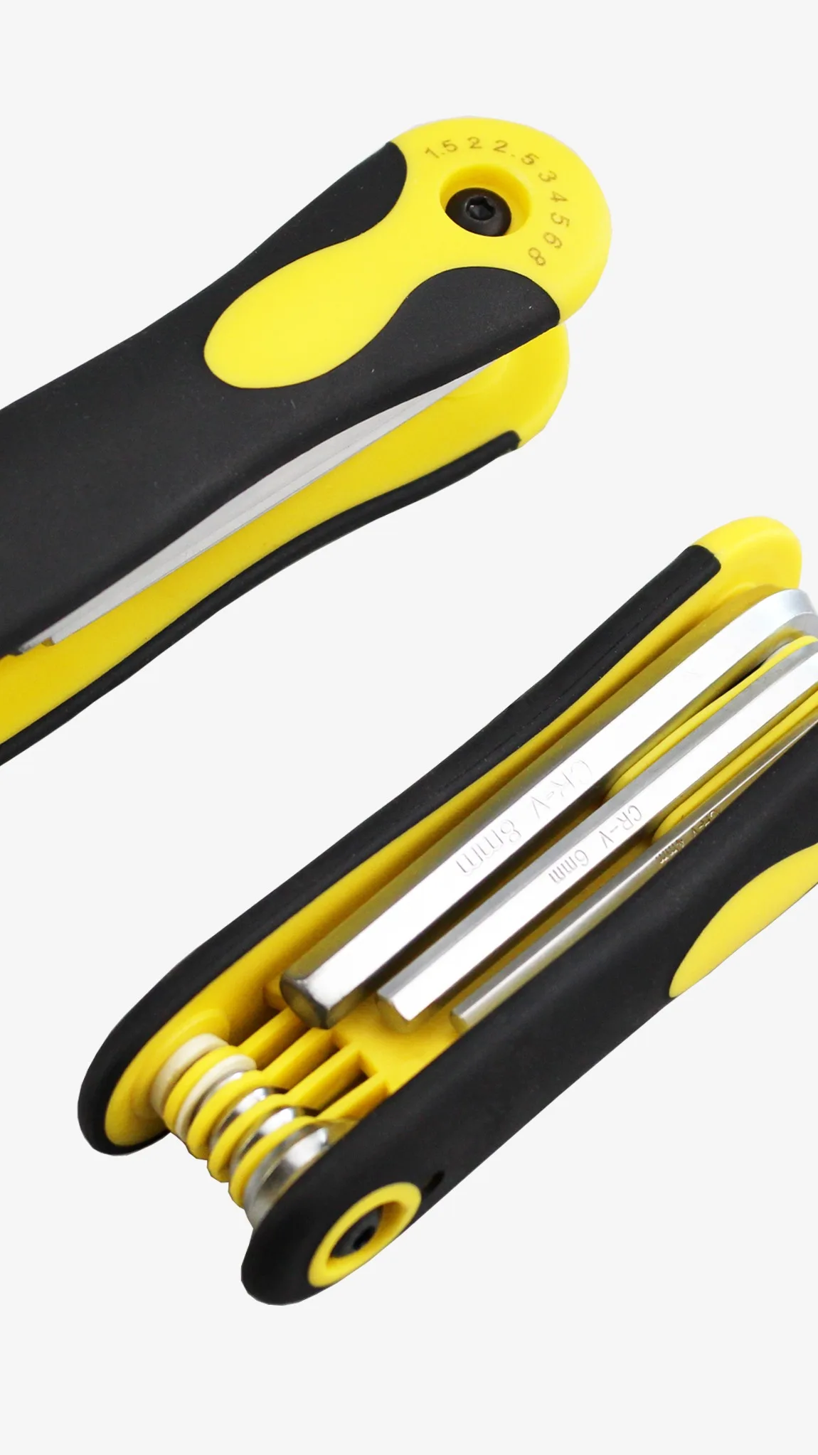 Mini Crv Portable Metric Allen Wrench Set Hex Torx Ball Star Key Tool ...