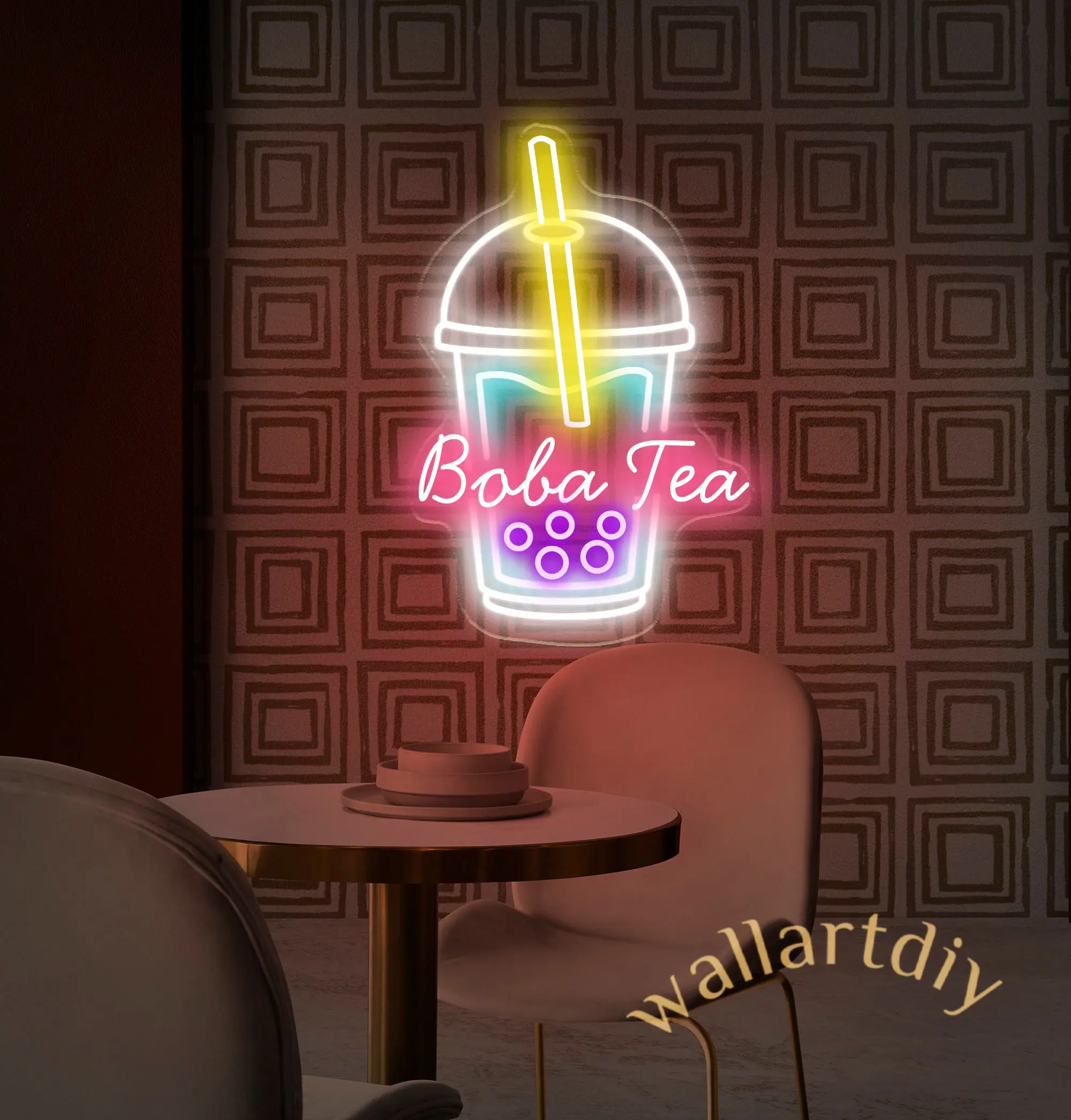 Business Neon Signs Letters Words Logo Sign Decoration Led Neon Signs ...