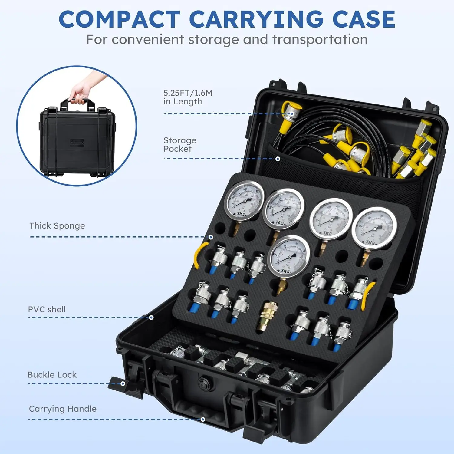 High Quality Hydraulic Test Point Test Hose Hydraulic Gauge Fitting ...