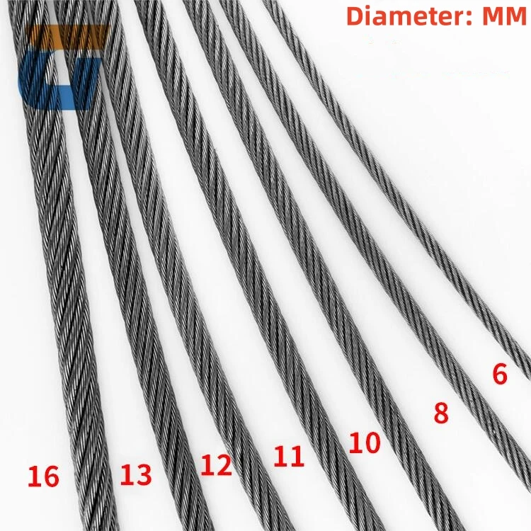 Traction Machine Wire Rope/speed Limiter Rope/6/8/10/12/13/16MM ...