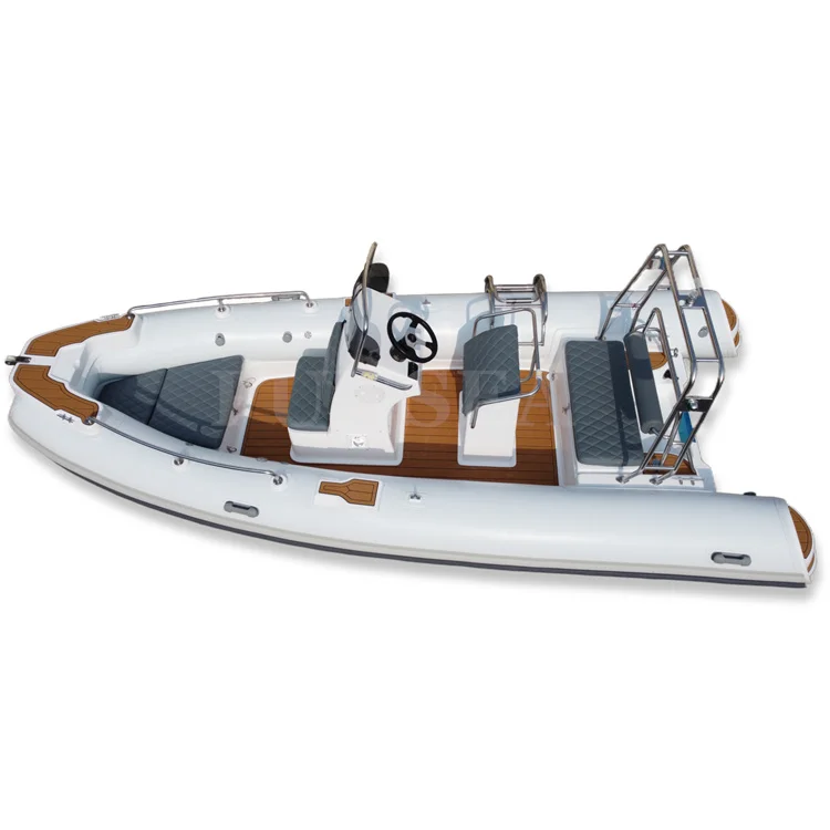 Qingdao Inflatable Raft - 17ft RIB Boat with Fiberglass Hull