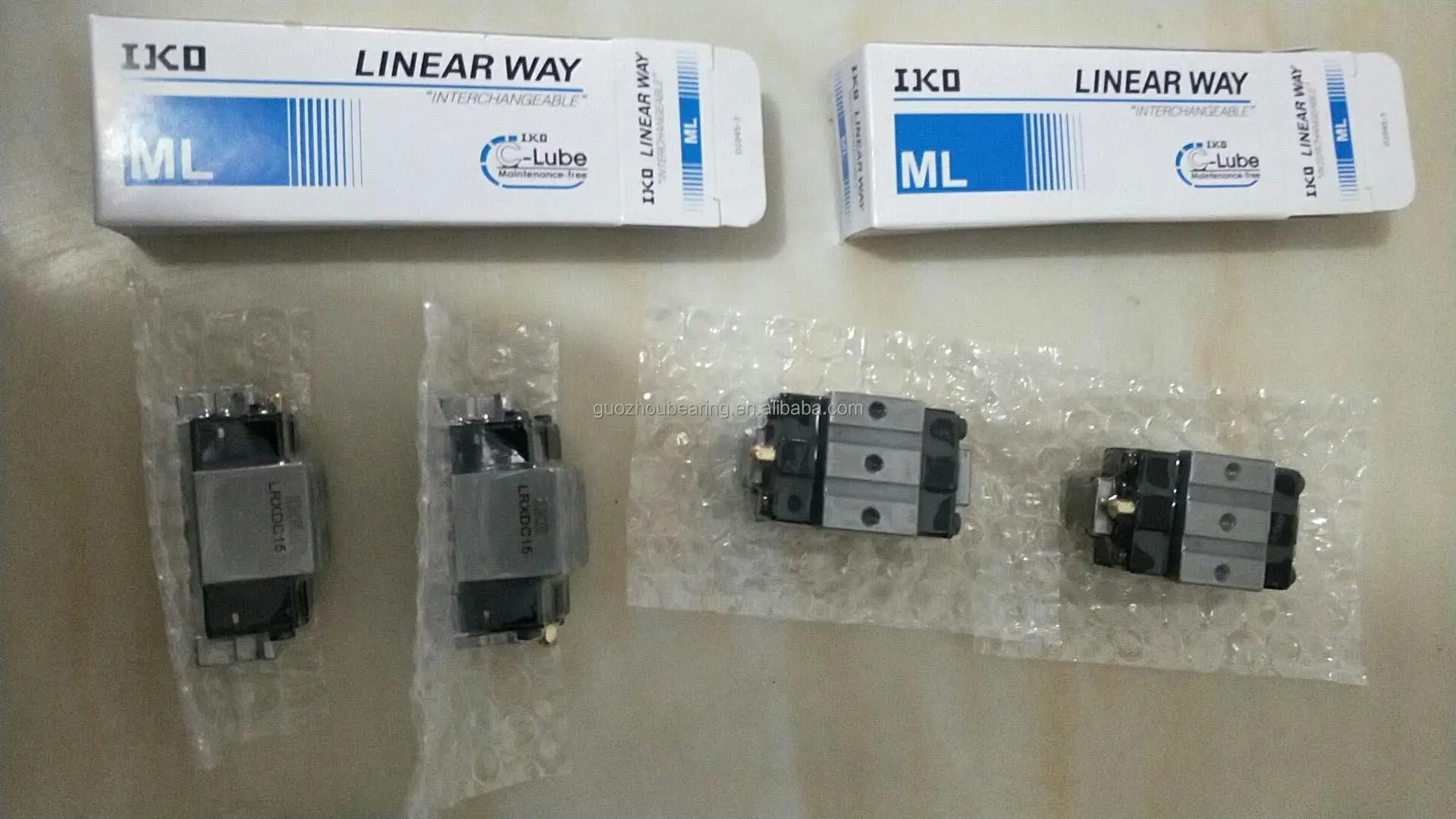 IKO Linear Motion Guide Rail Slide Block LRXDC15 Linear Carriage Ball ...