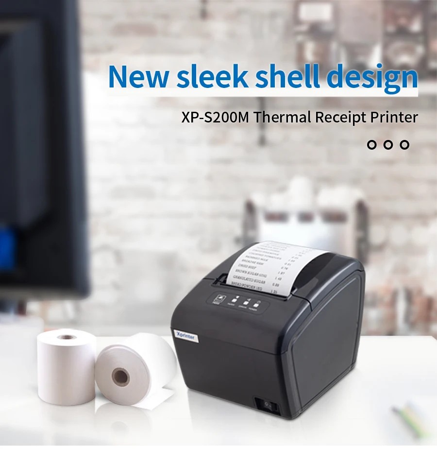 Xprinter Xp-s200m S260m S300m 80mm Thermal Receipt Printer For Pos System Speed 300mm/s Thermal ...