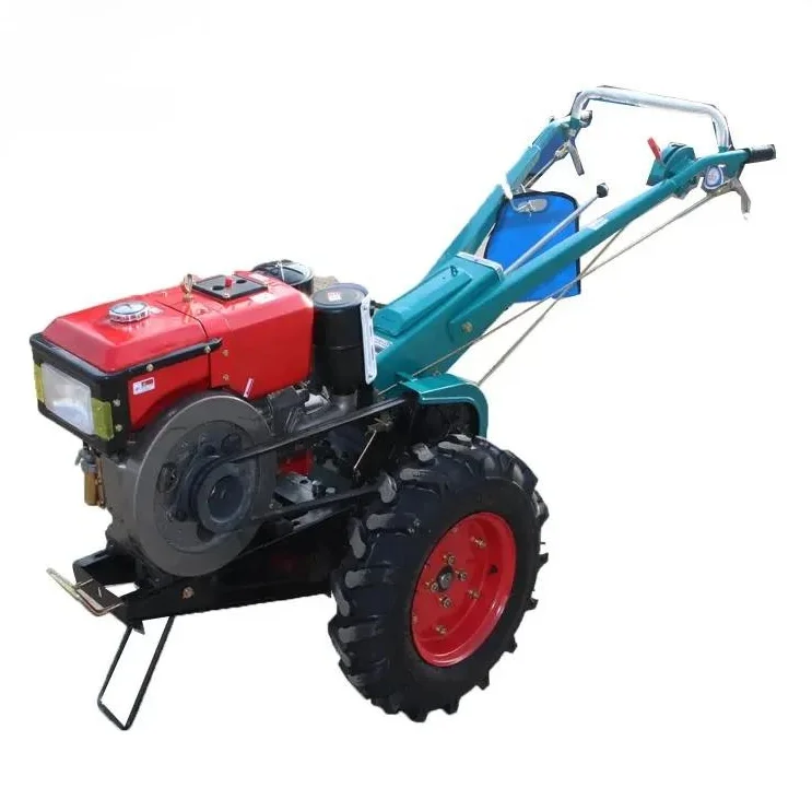 8hp 10hp 12hp Two Wheel Walking Tractor Rotary Hoe Walking Tractor ...