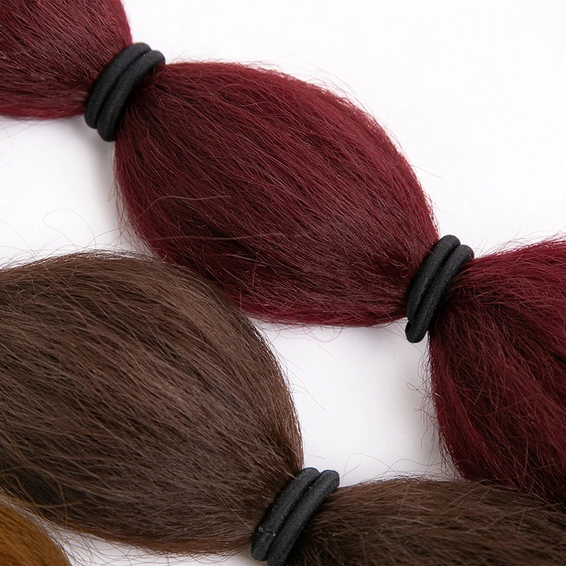 Synthetic Lantern Bubble Ponytail Wig Hair Extensions Hairpiece Afro ...