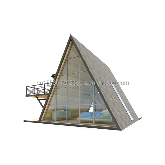 Deluxe Steel Structure Small Wooden House - Modular Prefabricated