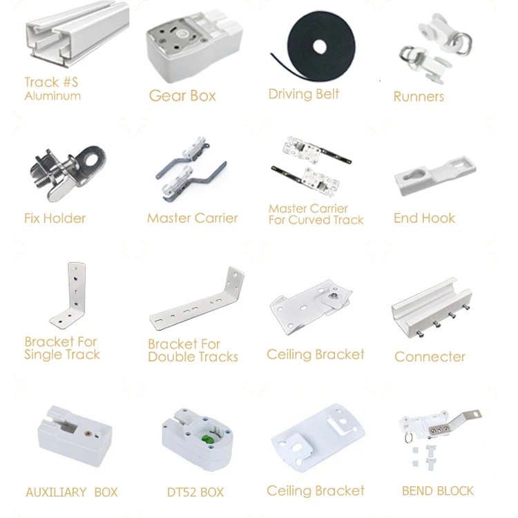 Wholesale Curtain Motor Motorized Drapery System Remote Control Curtain ...