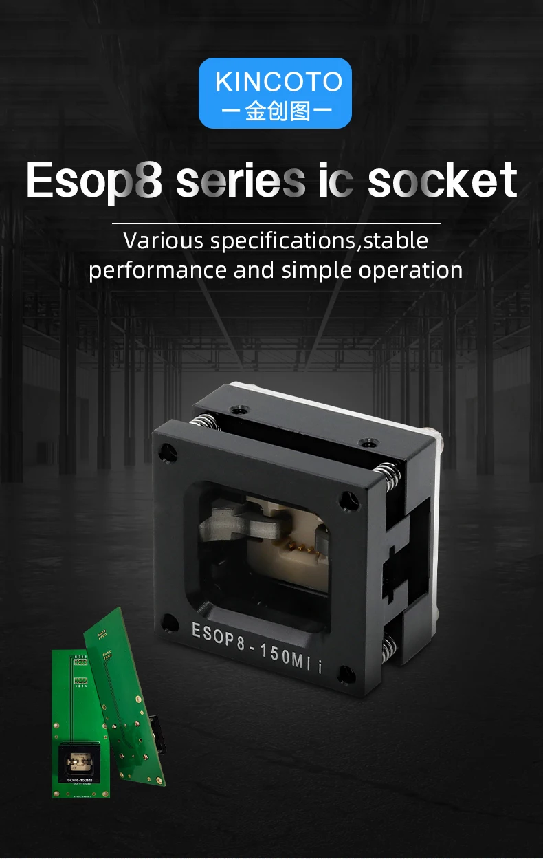 Sop8 Ic Socket Ic Programming Adapter Socket For Sop8 Chips 150mil ...