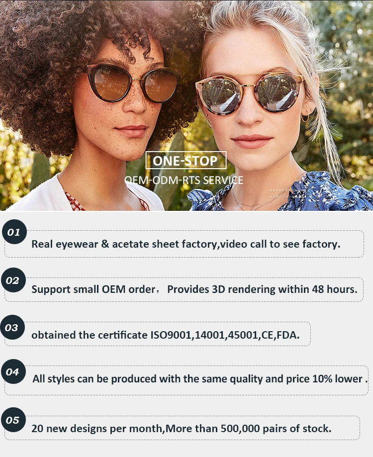 2023 Custom Optical Glasses Spectacle Frames Cat Eye Square Clear ...