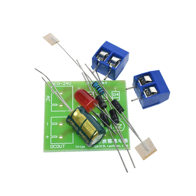 1N4007 DIY Kit - Full Wave Rectifier for AC DC Conversion