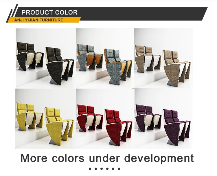 Standard Size Lecture Hall Folding Chair Church Auditorium Theater ...
