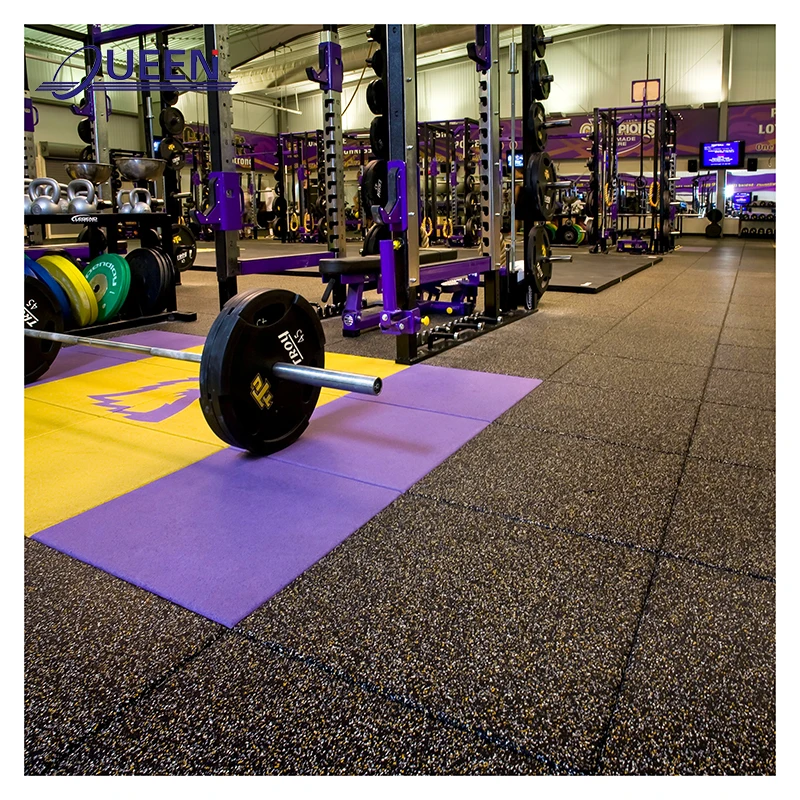 Gym Interlocking Rubber Tiles - Durable Sports Flooring