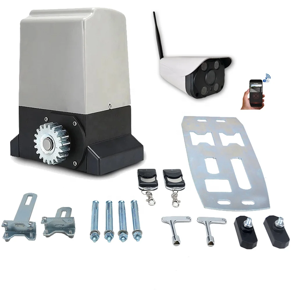 Wifi Bluetooth Camera 2000kg Heavy Duty Ac Motor 220v Automatic Door ...