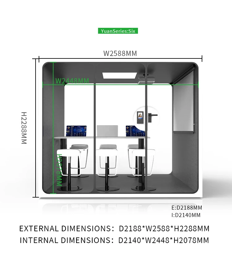 Acoustic Soundproof Garden Pod - Perfect for Home Office