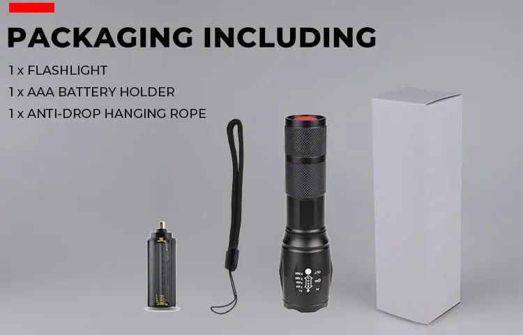 Waterproof Self Defence Usb Rechargeable Mini Led Torch Flash Light ...