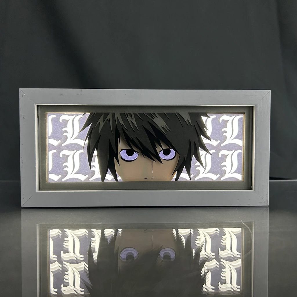 Death Note L Anime Light Box - Stylish LED Night Light