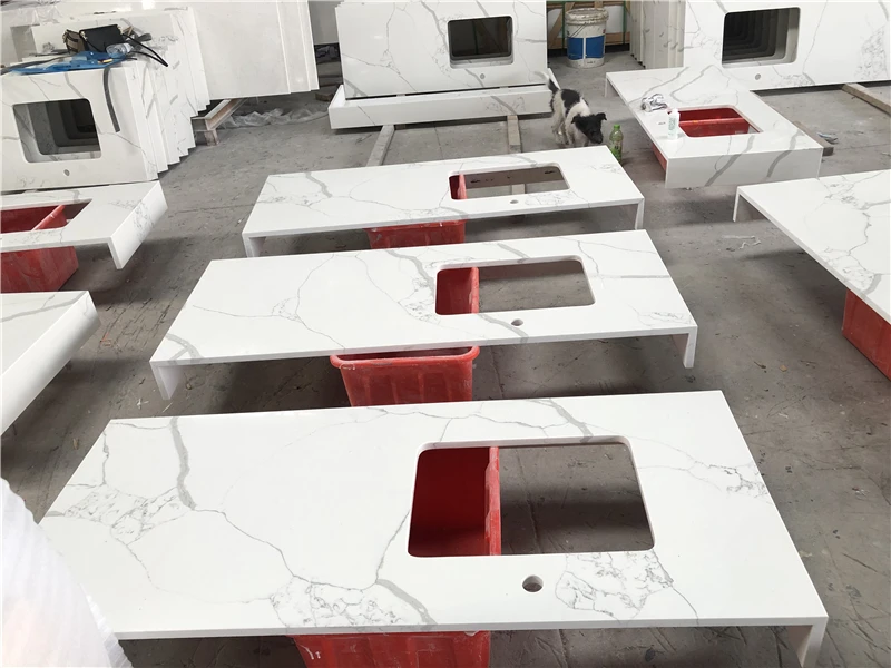 Caesarstone Calacatta Laza Modern Design Artificial Stone Countertop ...