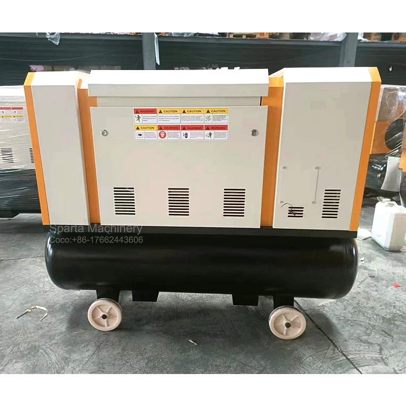 Electric Rotary Screw Air Compressor 380v 50hz 3phase Industrial ...