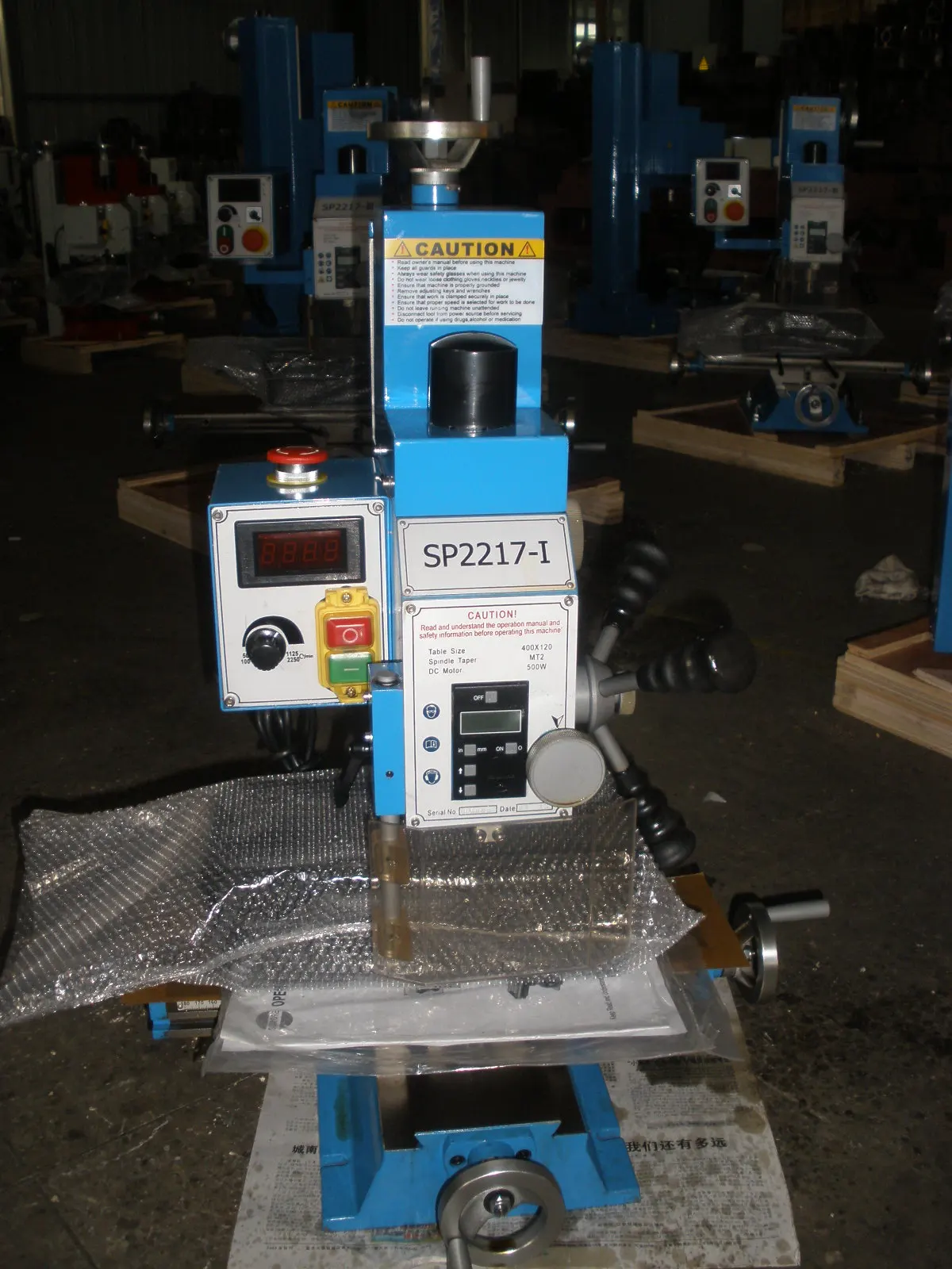 Sumore Hobby Manual Vertical Metal Bench Variable Speed Mill Top Mini ...