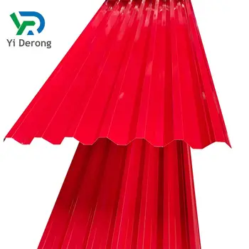 Metal Colored Corrugated Plate 900mm Galvanized Natural Color Pressed ...