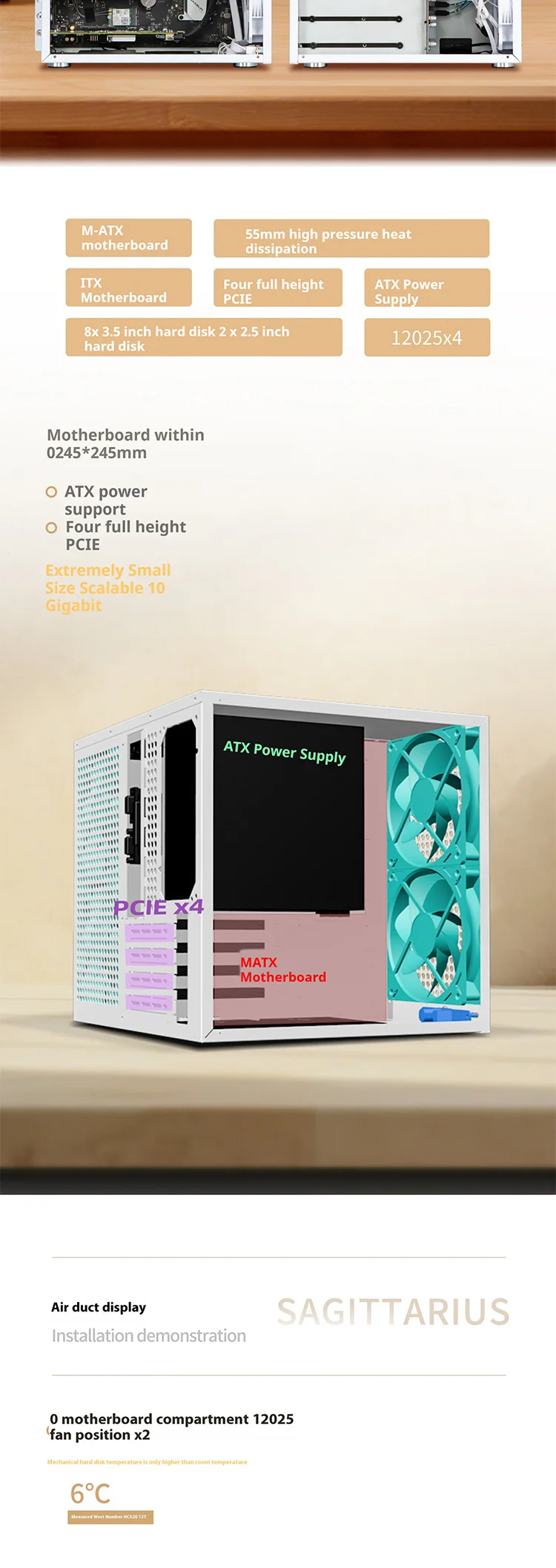Compact and Efficient ITX MATX Mini PC Computer Cases & Towers Design ...