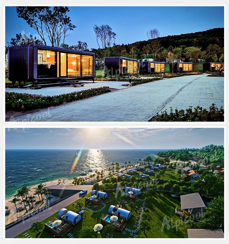Alpicool S6 Modern Prefab House Aluminum Alloy Shell Resort Style ...