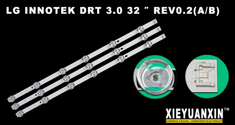 Tv Led Backlight Strip For Lg 32ln 7led 32"hd Row2.1 Rev1.02 A1-type ...