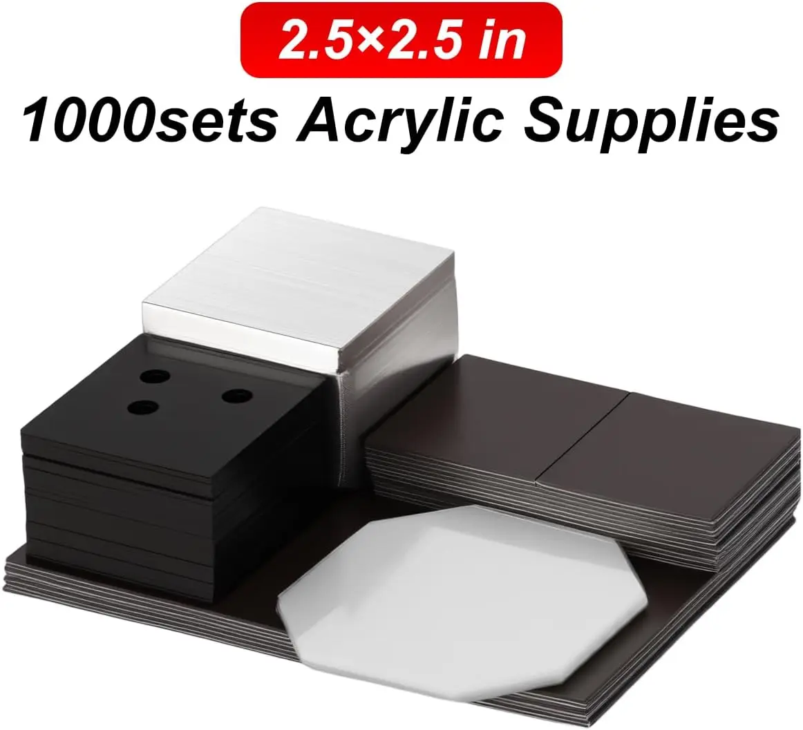 2 Inch X 2 Inch Fridge Magnets - 500/1000pcs Set for Restaurant Use