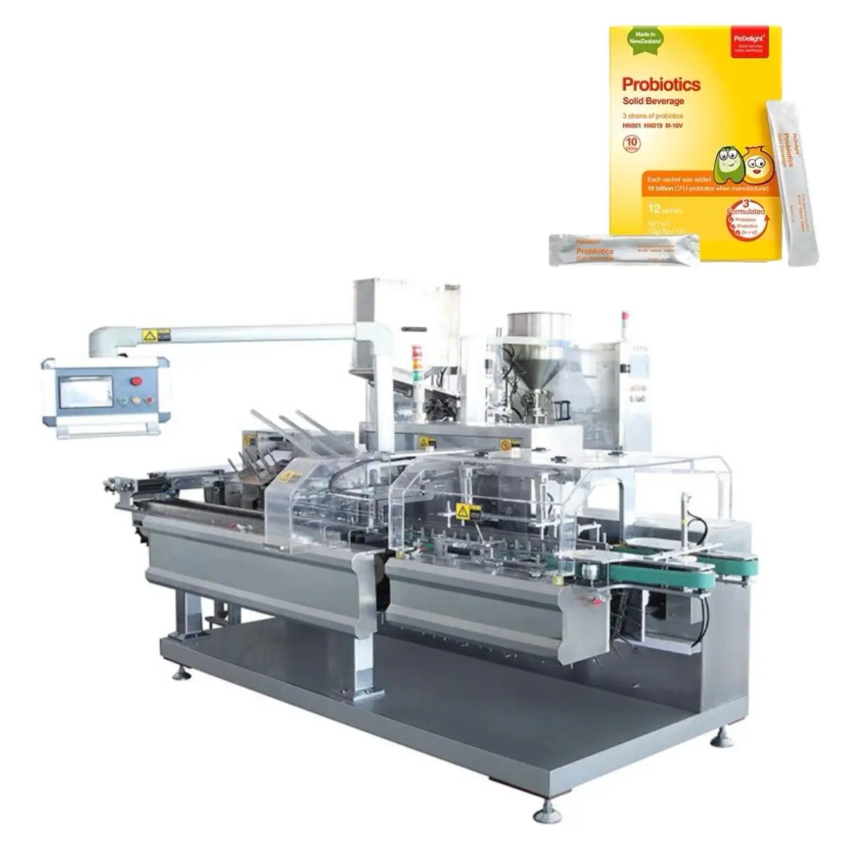 Multifunction Automatic Cartoner Machine Tea Bag Sachet Box Packing ...