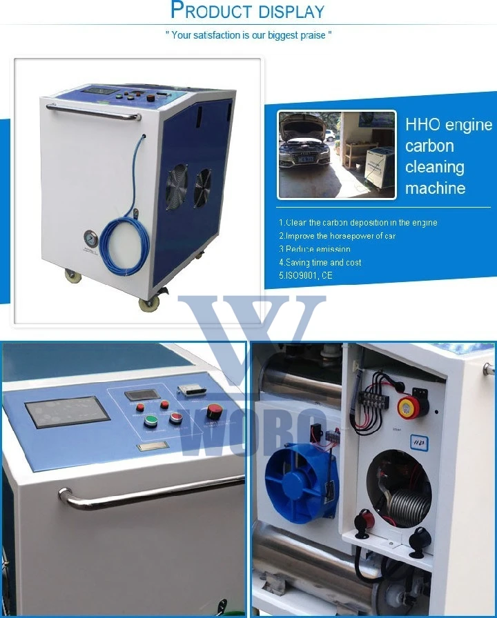 WOBO Hydrogen Oxygen Decarbonization Unit 2000L/H Air-Cooled Carbon ...