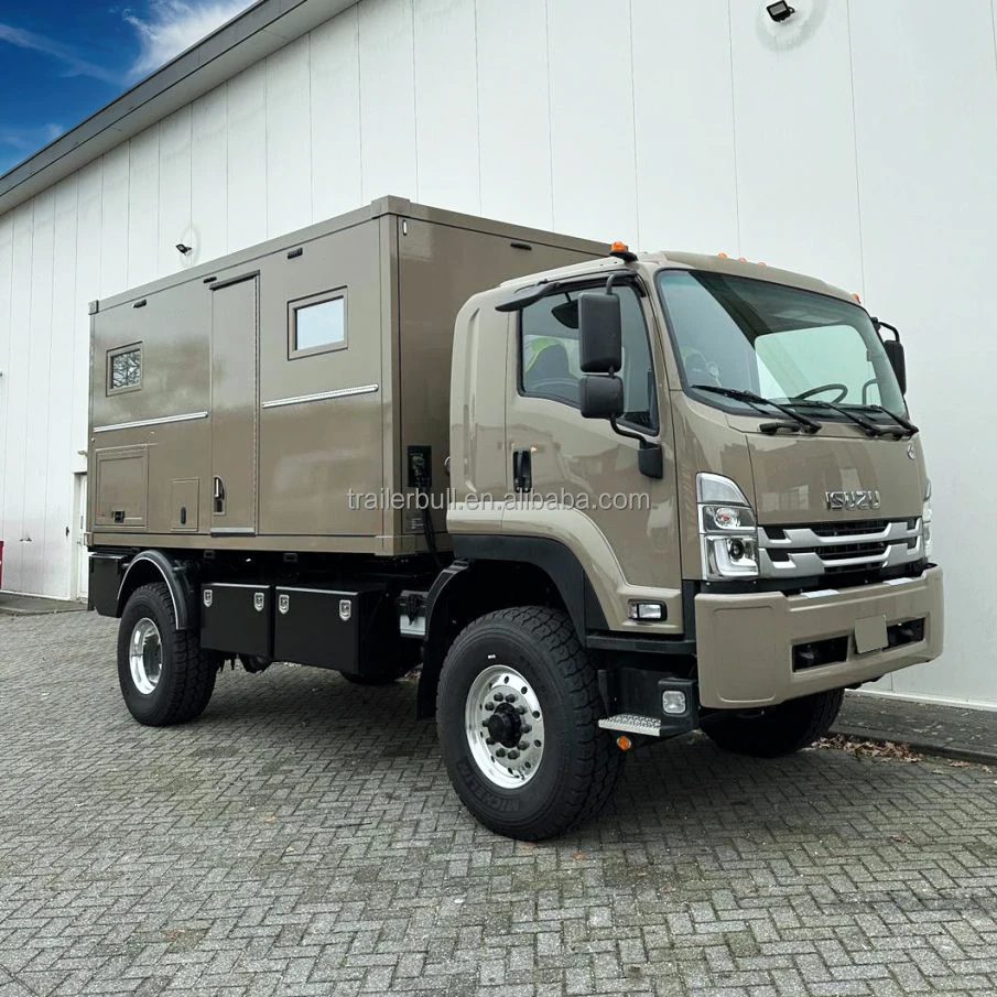 15ft Customizable FRP motorhome Truck Camper Shells with large ...